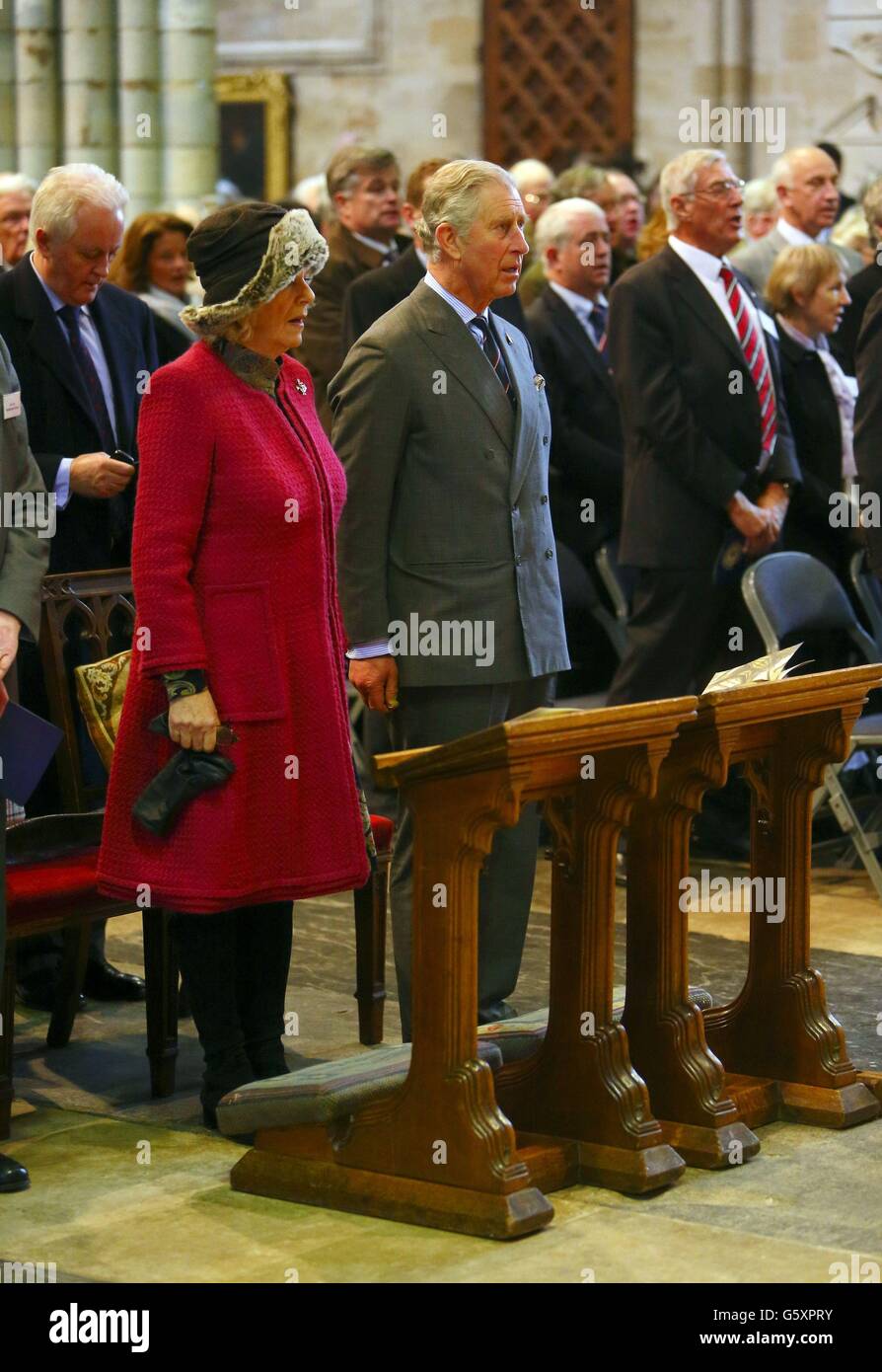 Royal Devon visit Stock Photo - Alamy