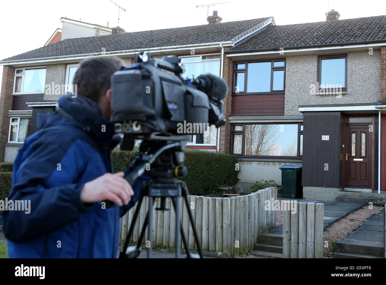 Pictured is the home of Michael Rennie, 49, and wife Yvonne, from Perth ...