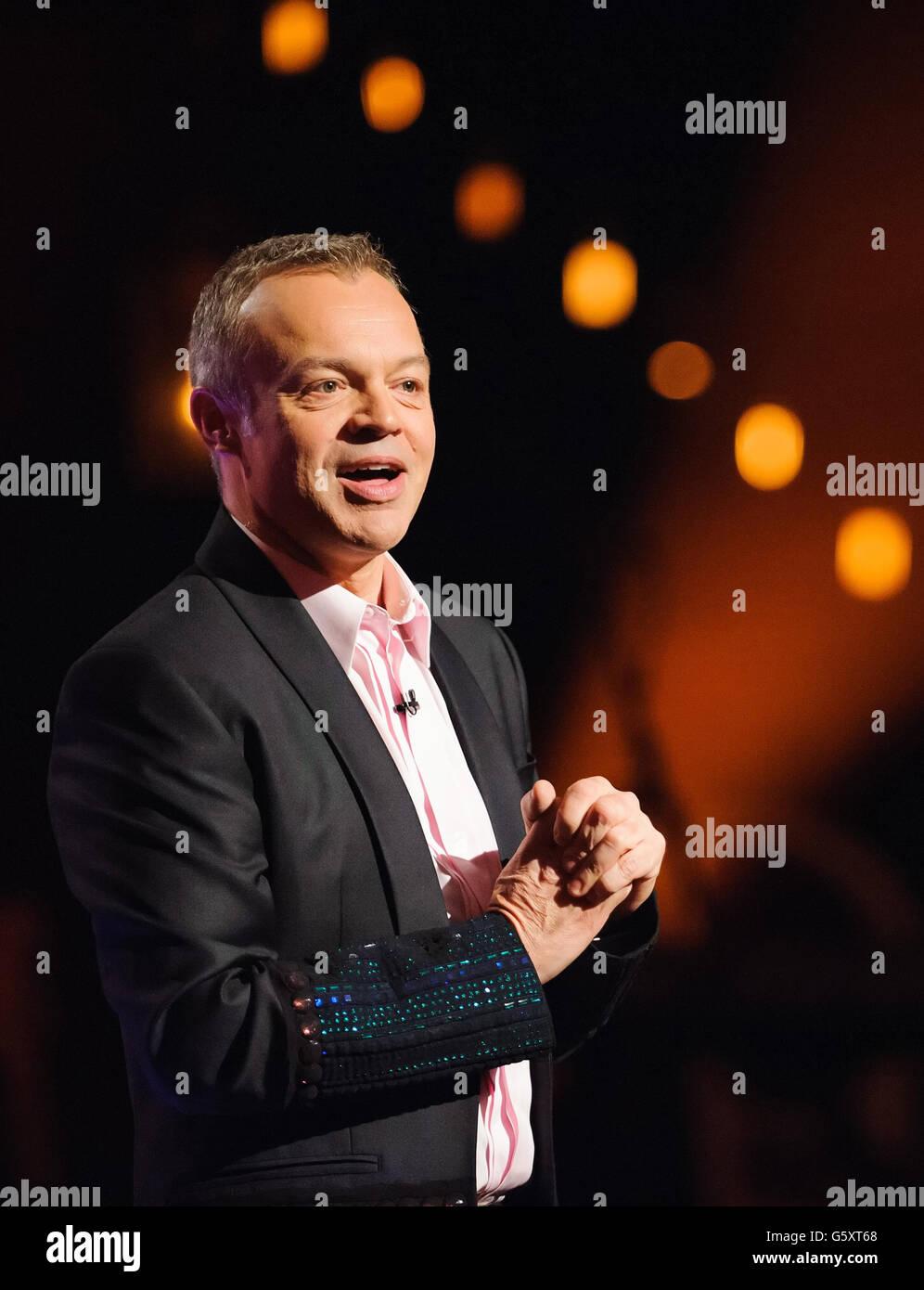 Host Graham Norton during the filming of the Graham Norton Show at ...