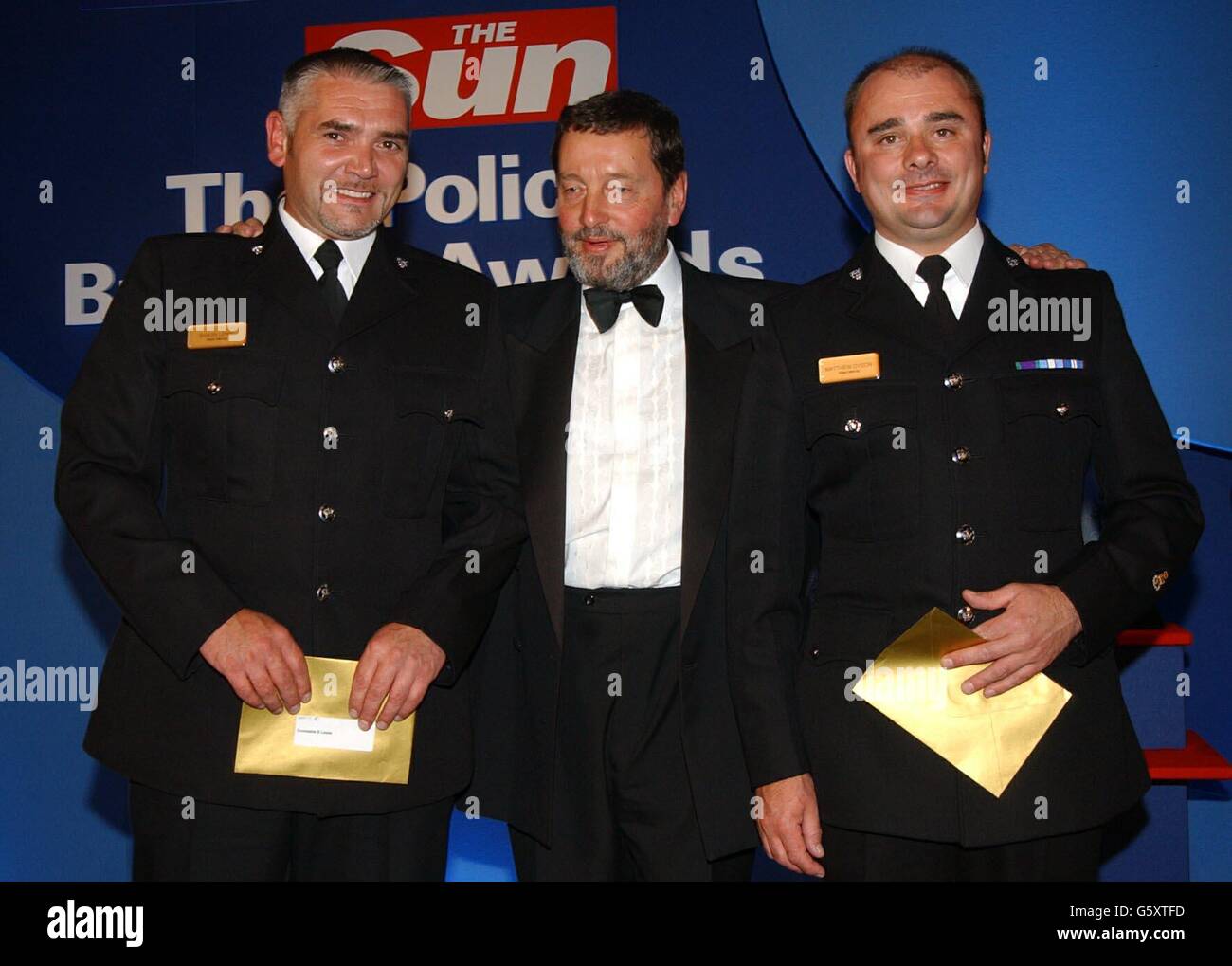Police officers, Shaun Lewis (left) and Matthew Dyson, from West Mercia ...