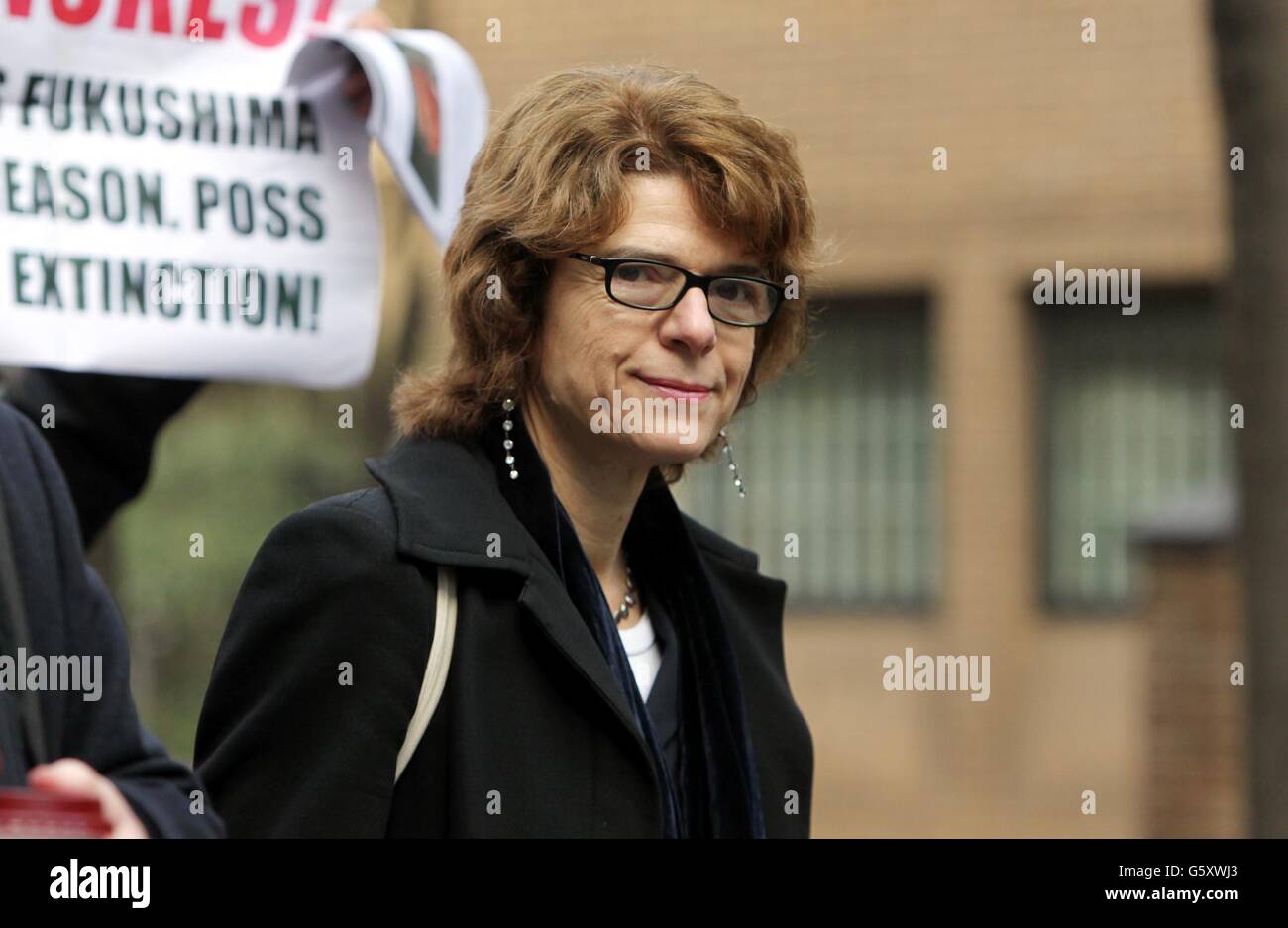 Former wife of disgraced MP Chris Huhne, Vicky Pryce, arriving at ...