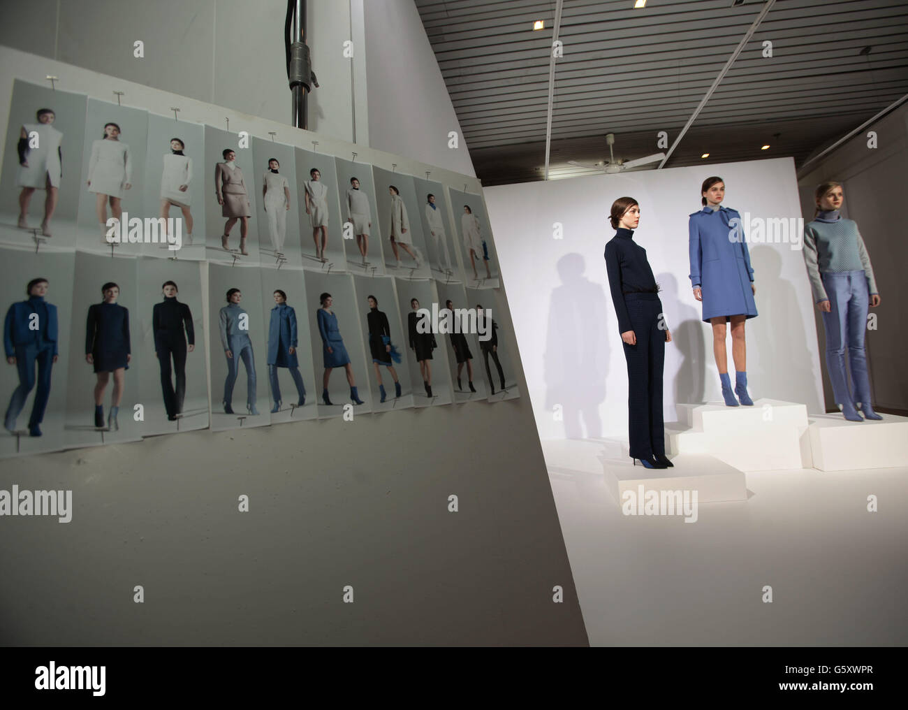 Models during the Pringle of Scotland autumn/winter 2013 London Fashion ...