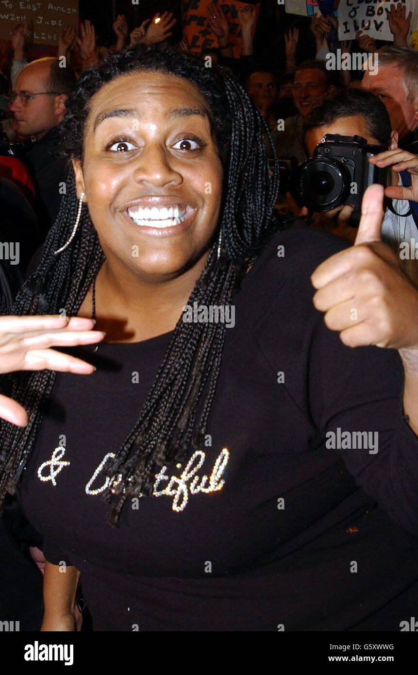 Big Brother 3 contestant Alison leaving the Channel Four Big Brother ...
