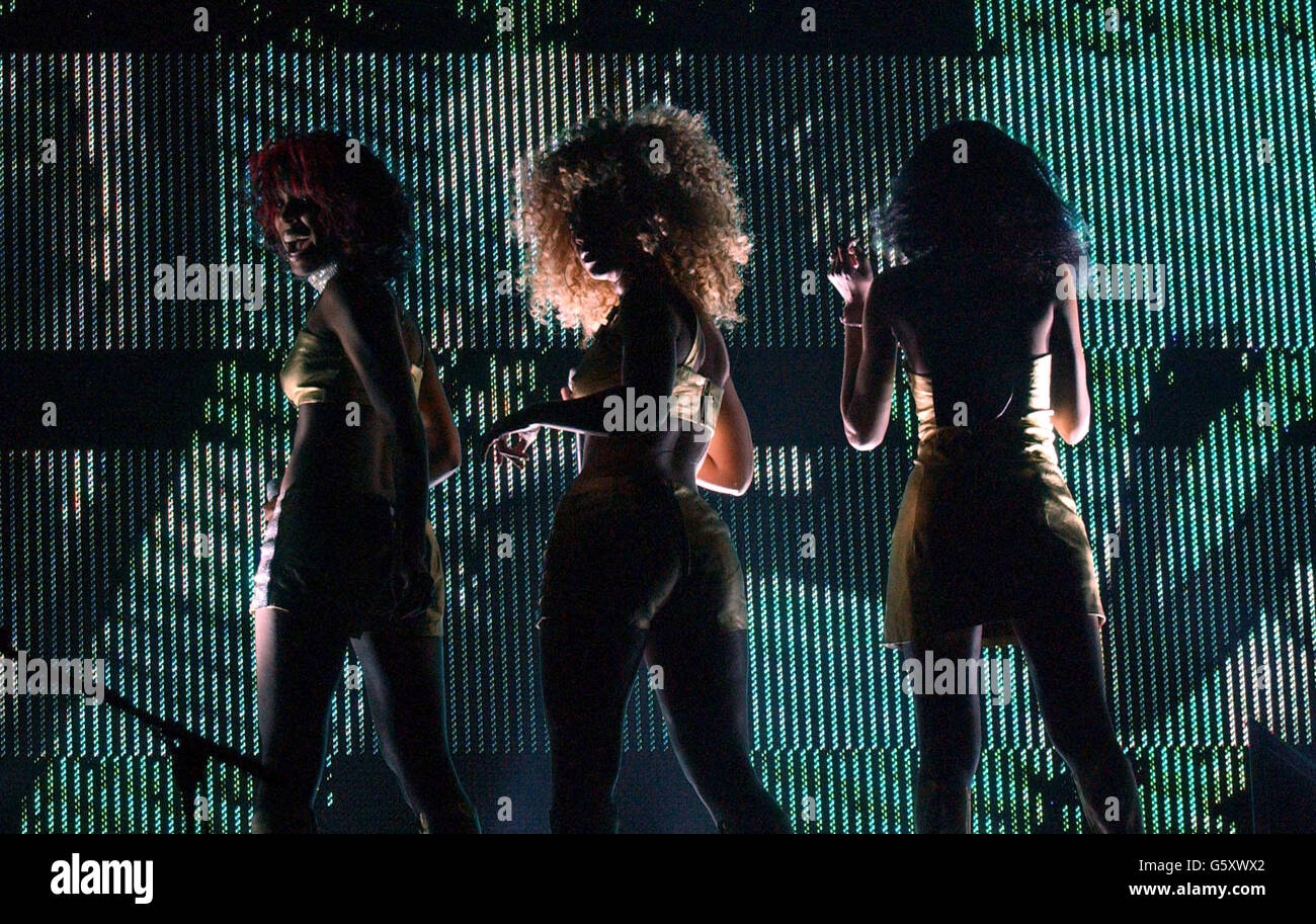 The US R'n'B band Destiny's Child performing on stage at the London ...