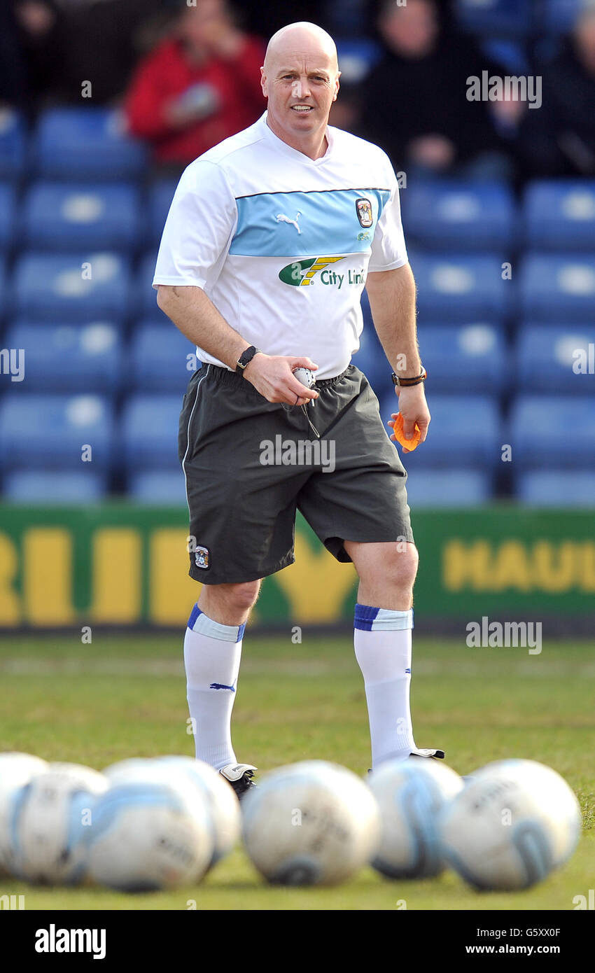 Coventry City strength and conditioning coach Pete Tierney Stock Photo ...
