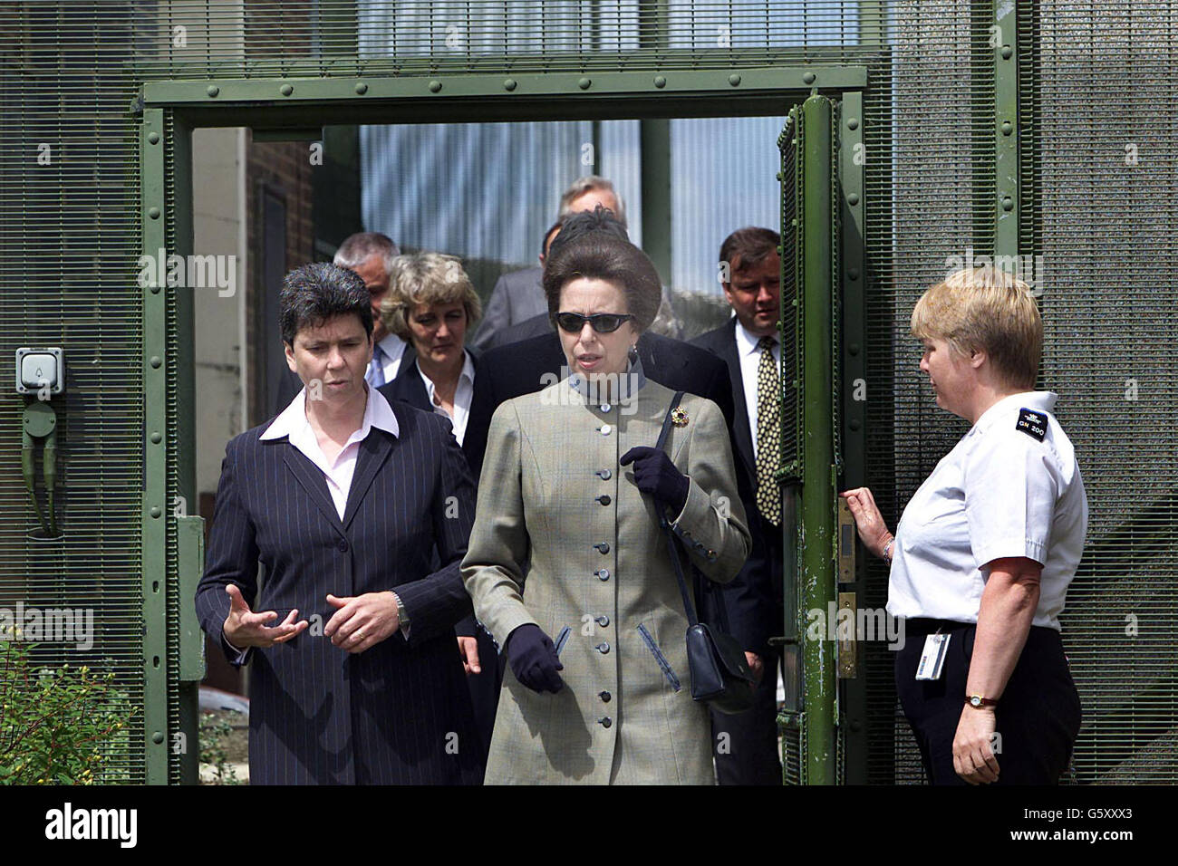 Princess Royal Visits Prisons Stock Photo - Alamy