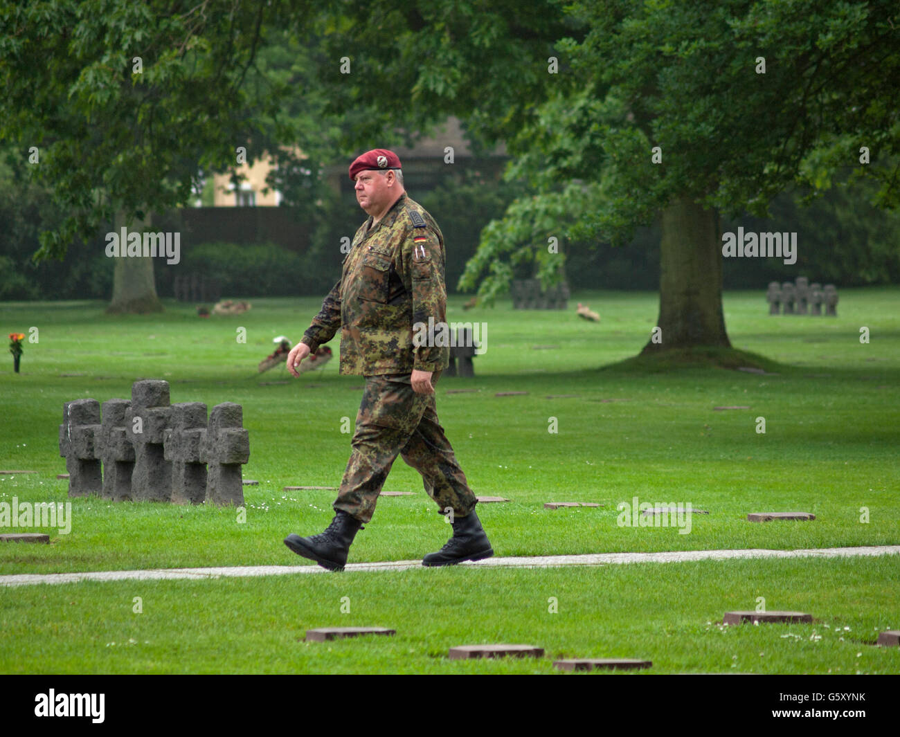 La Cambe German War Cemetery in Normandy, France Stock Photo - Alamy
