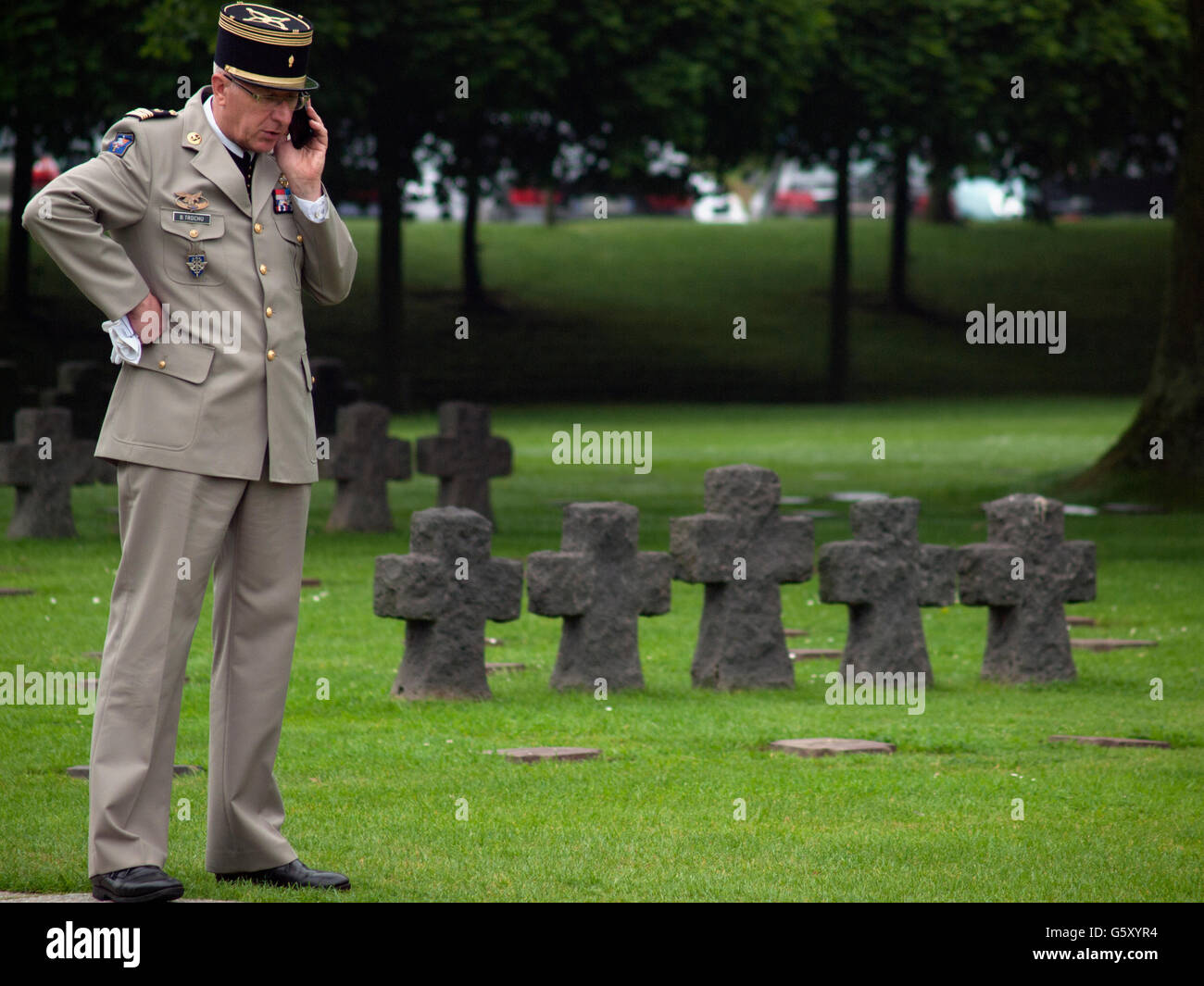 La Cambe German War Cemetery in Normandy, France Stock Photo - Alamy