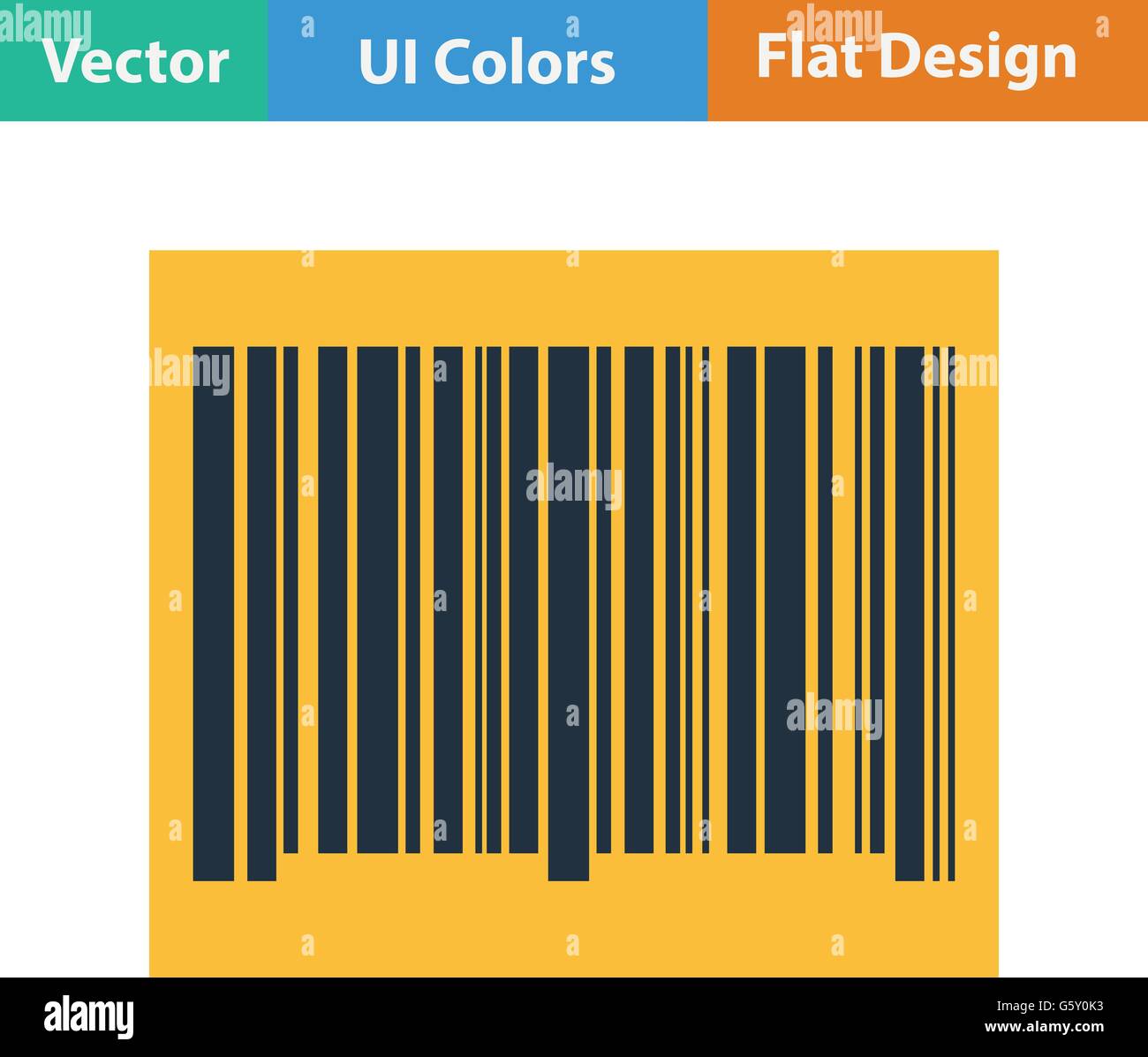 Vector illustration single isolated barcode hi-res stock photography ...