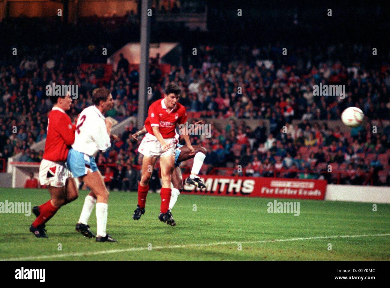 FOREST ROY KEANE GOAL. NOTTINGHAM FOREST'S NEW BOY ROY KEANE HEADS THE ...