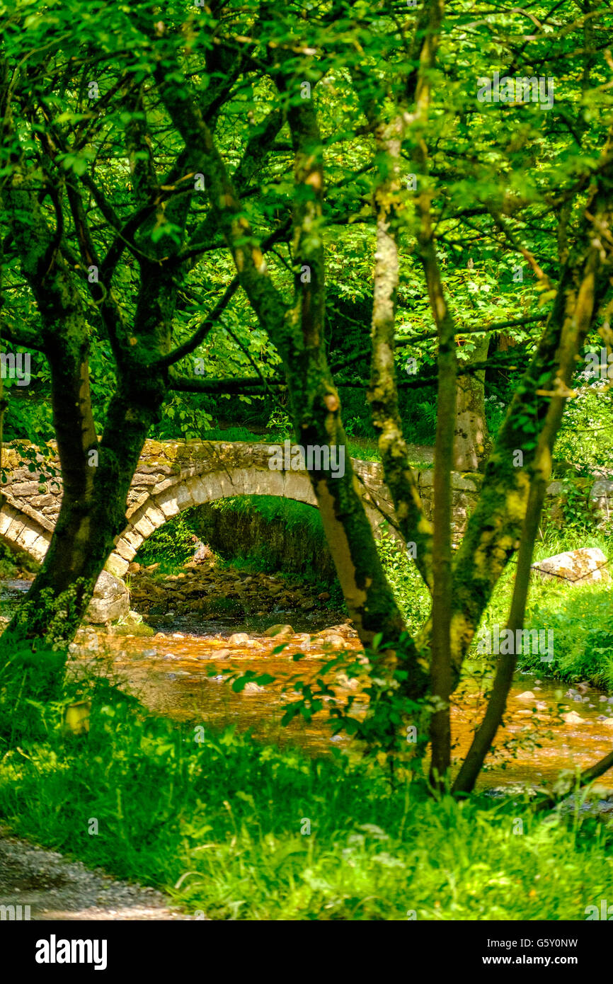 Packhorse bridge wycoller hi-res stock photography and images - Alamy
