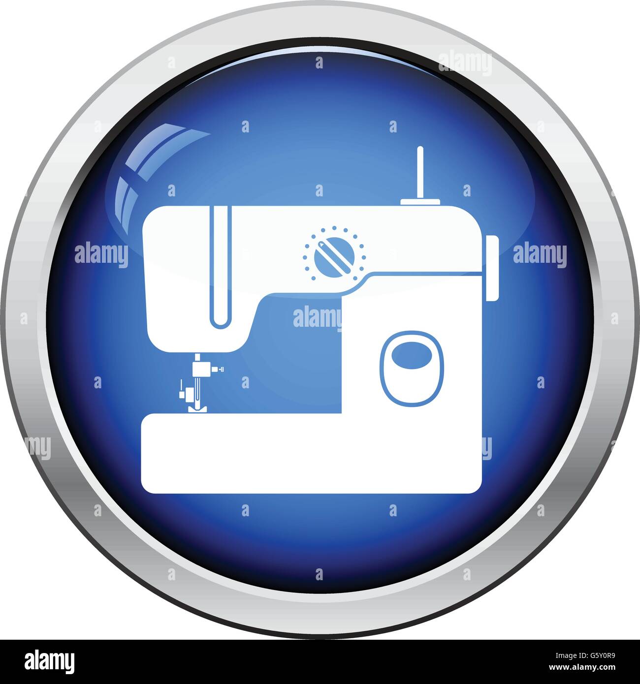 Modern Sewing Machine Vector