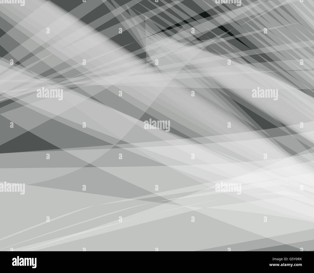 Monochrome white abstract vector background, gray transparent wave ...