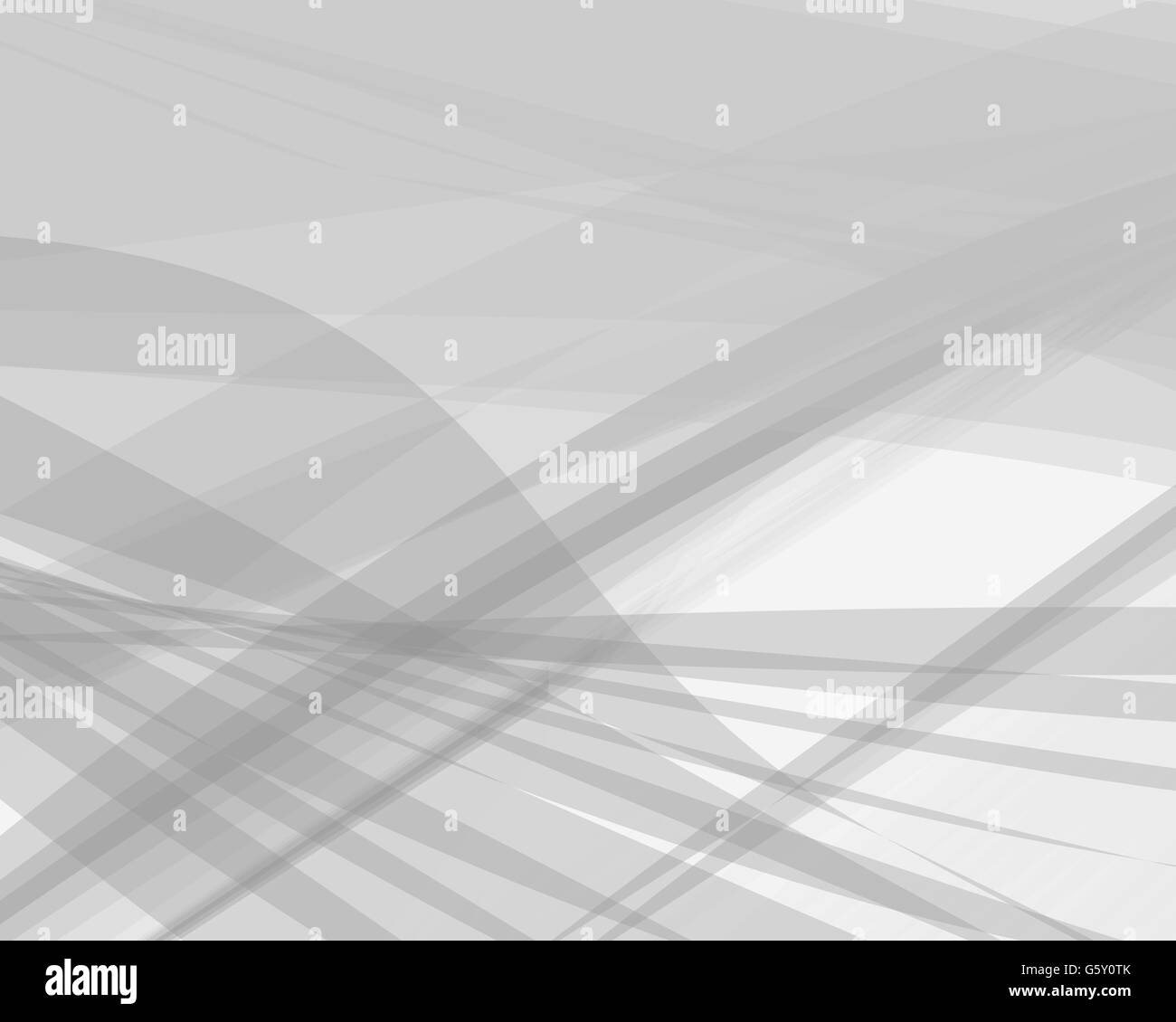 Monochrome white abstract vector background, gray transparent wave ...