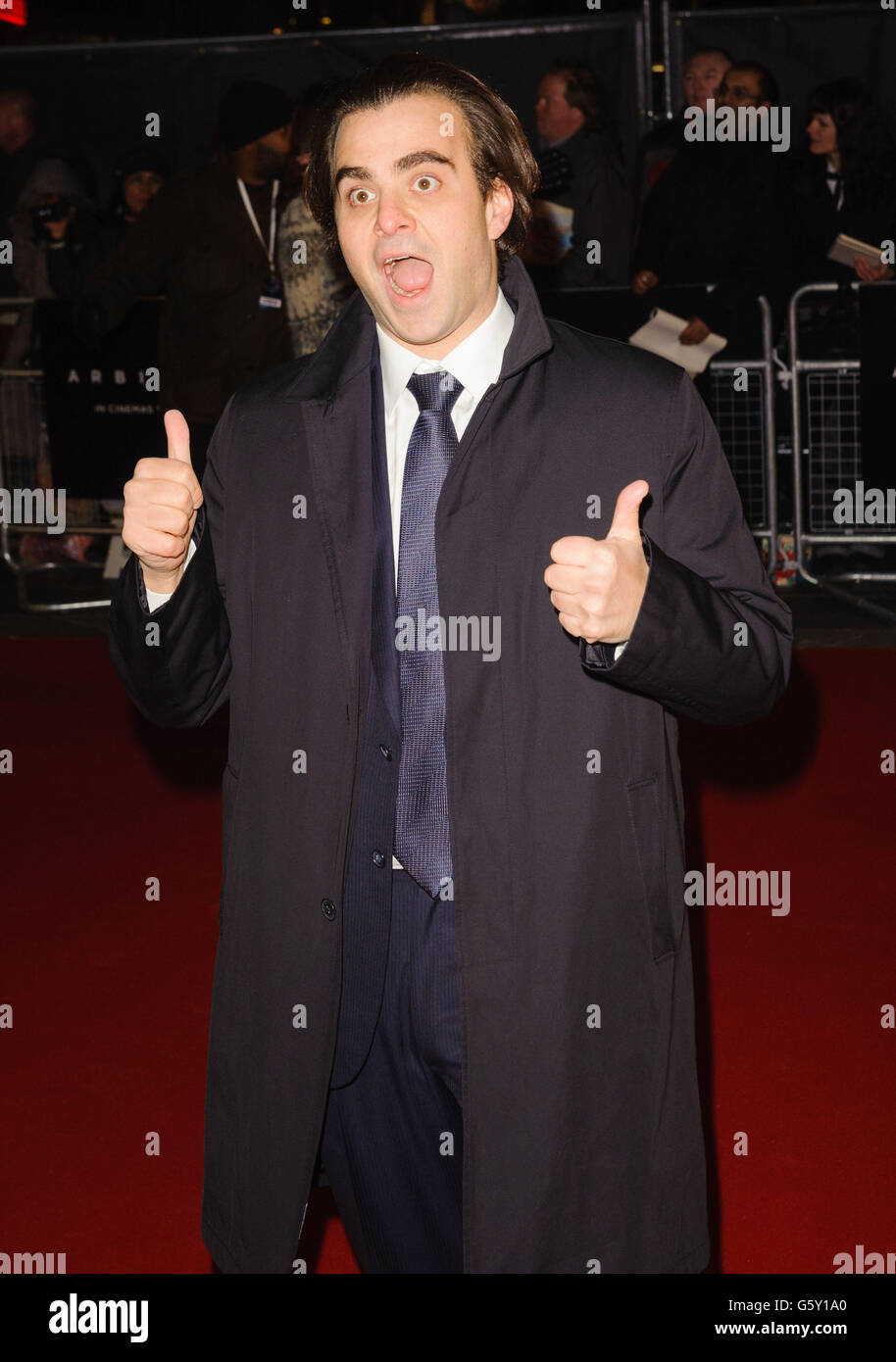 Director Nicholas Jarecki arrives at the UK Premiere of Arbitrage, at ...