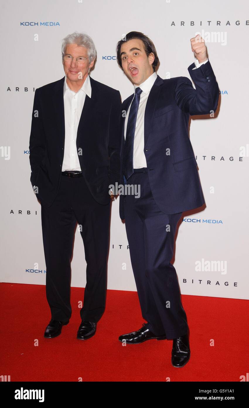 Richard Gere and Director Nicholas Jarecki arrives at the UK Premiere ...
