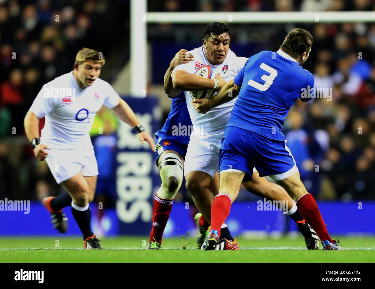 Rugby union rbs nations championship 2013 england france twickenham hi ...