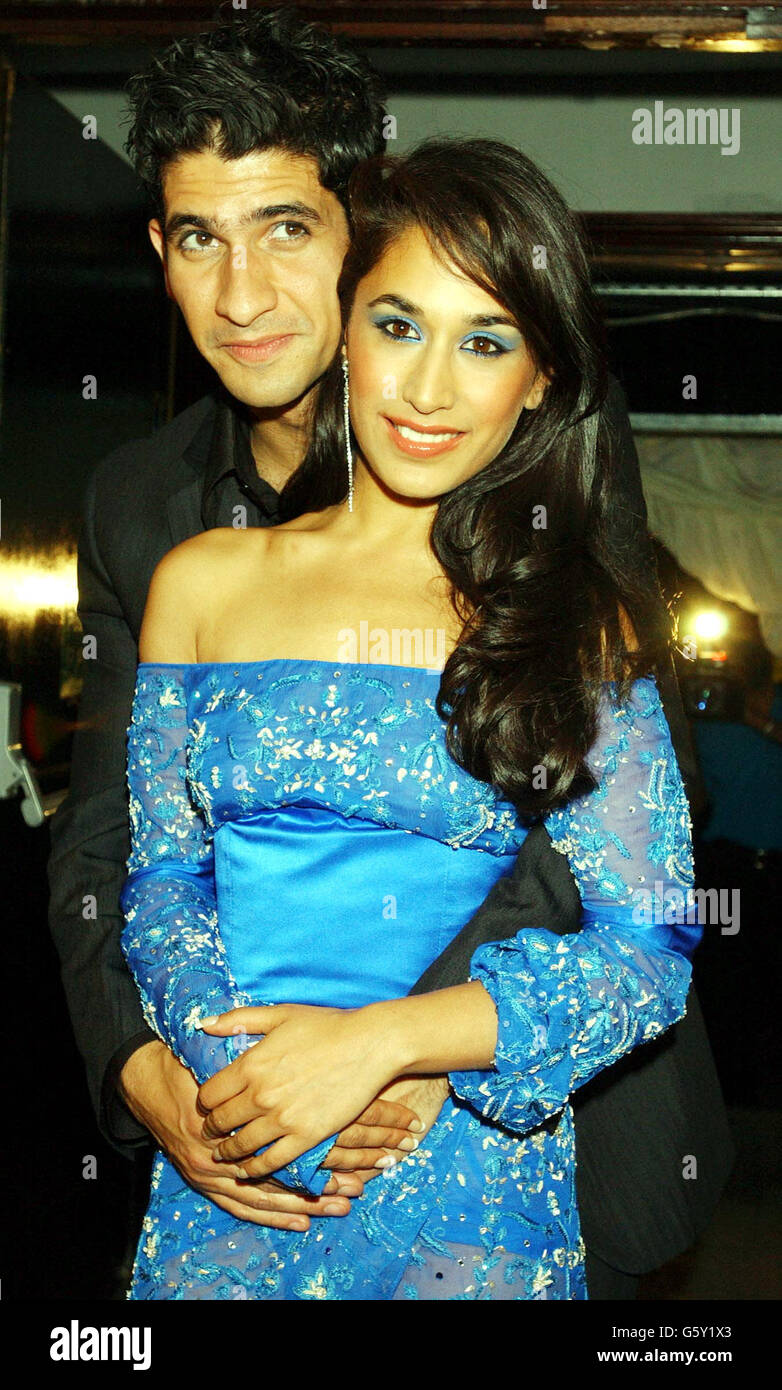 Preeya Kalidas (right), who plays Priya and Raza Jaffery, who plays ...