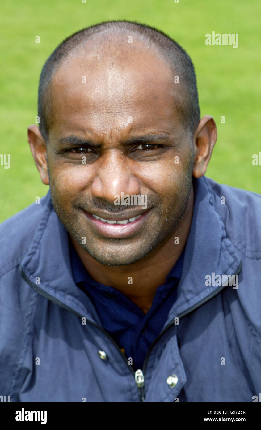 Marvan Atapattu. Sri Lankan batsman Sanath Jayasuriya Stock Photo - Alamy