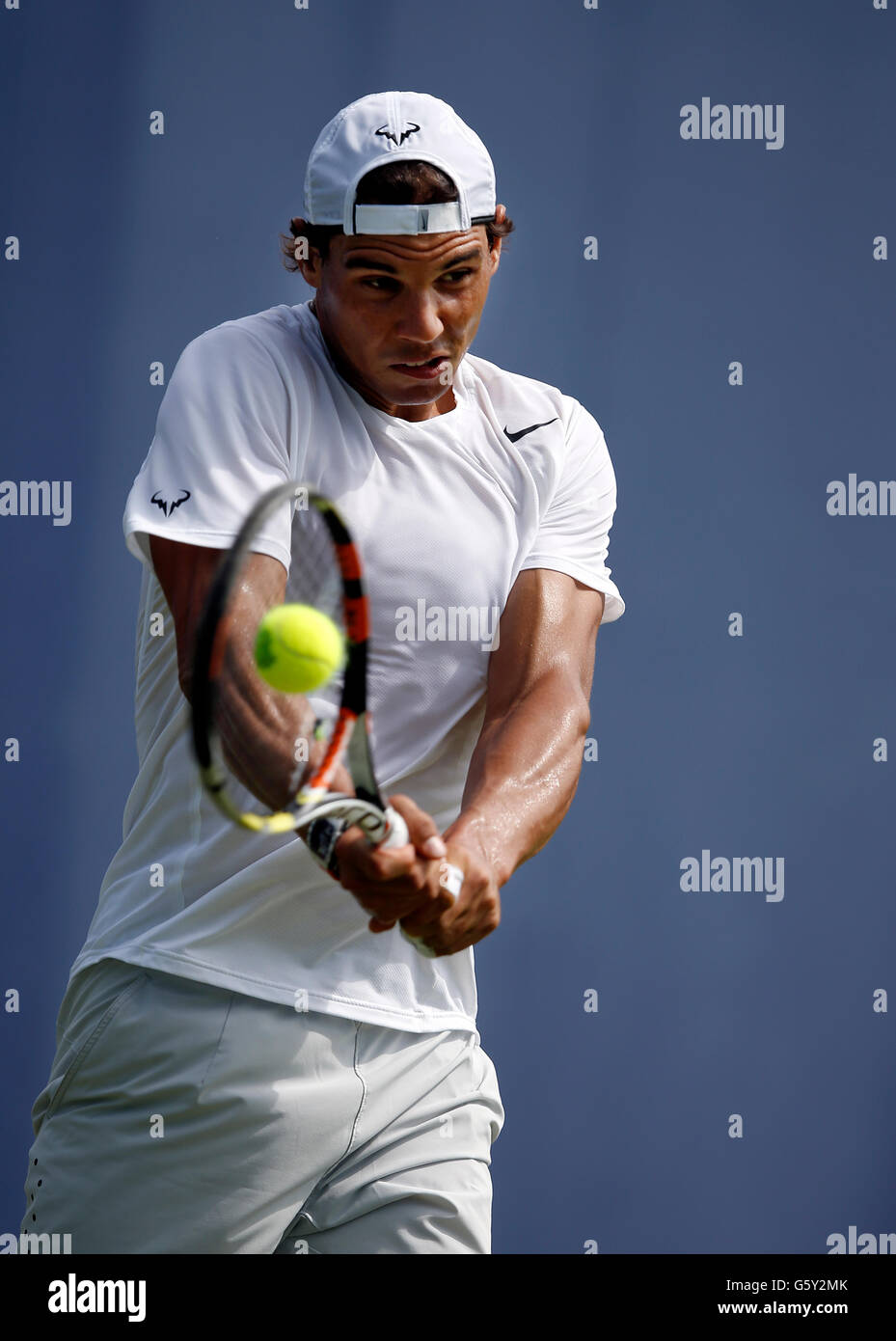 Spanish tennis player Rafael "Rafa" Nadal. He is widely regarded as the ...
