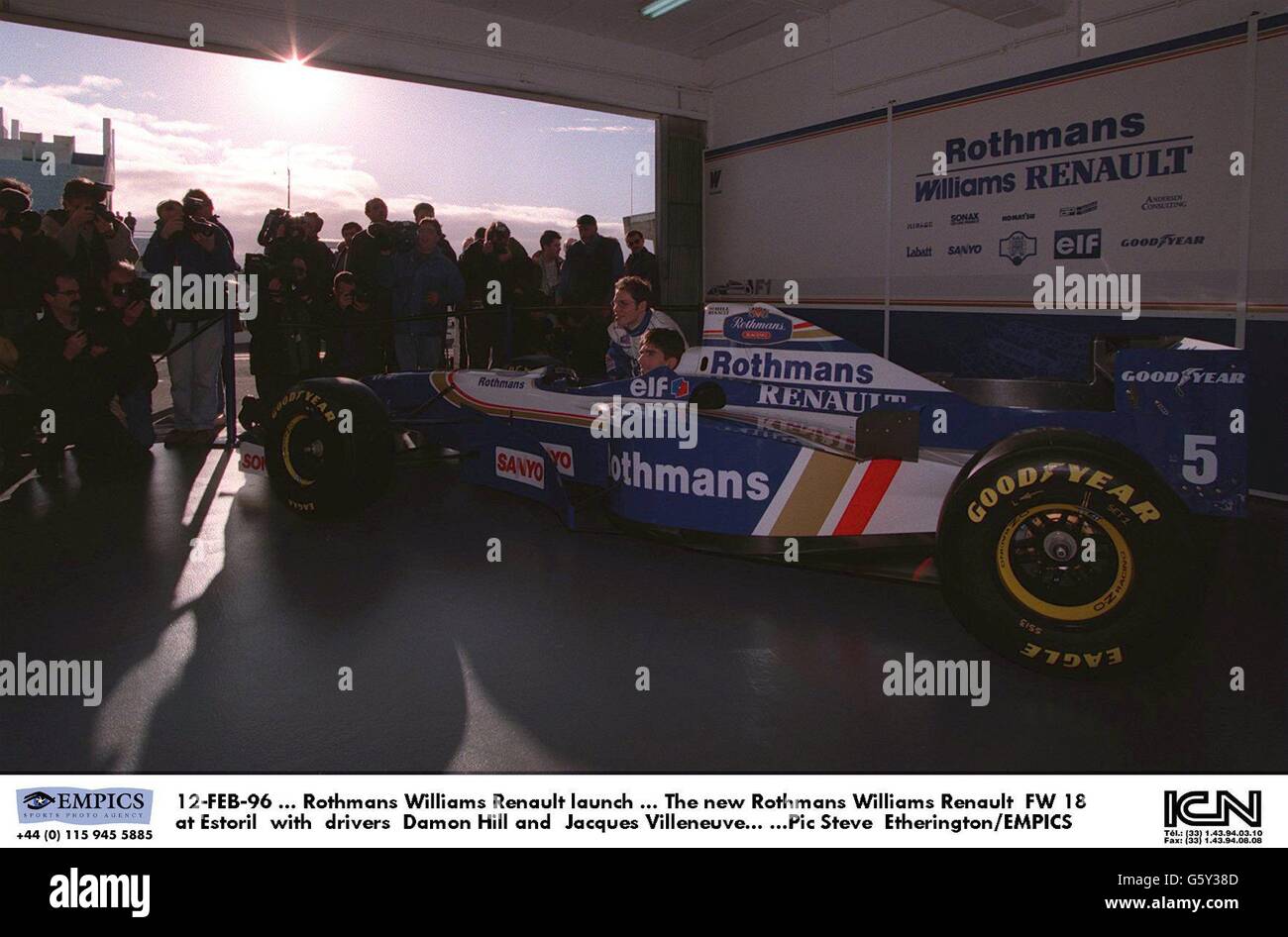 Jacques villeneuve rothmans williams renault hi-res stock photography ...