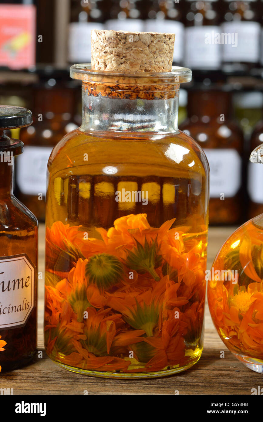 Oil marigold hi-res stock photography and images - Alamy
