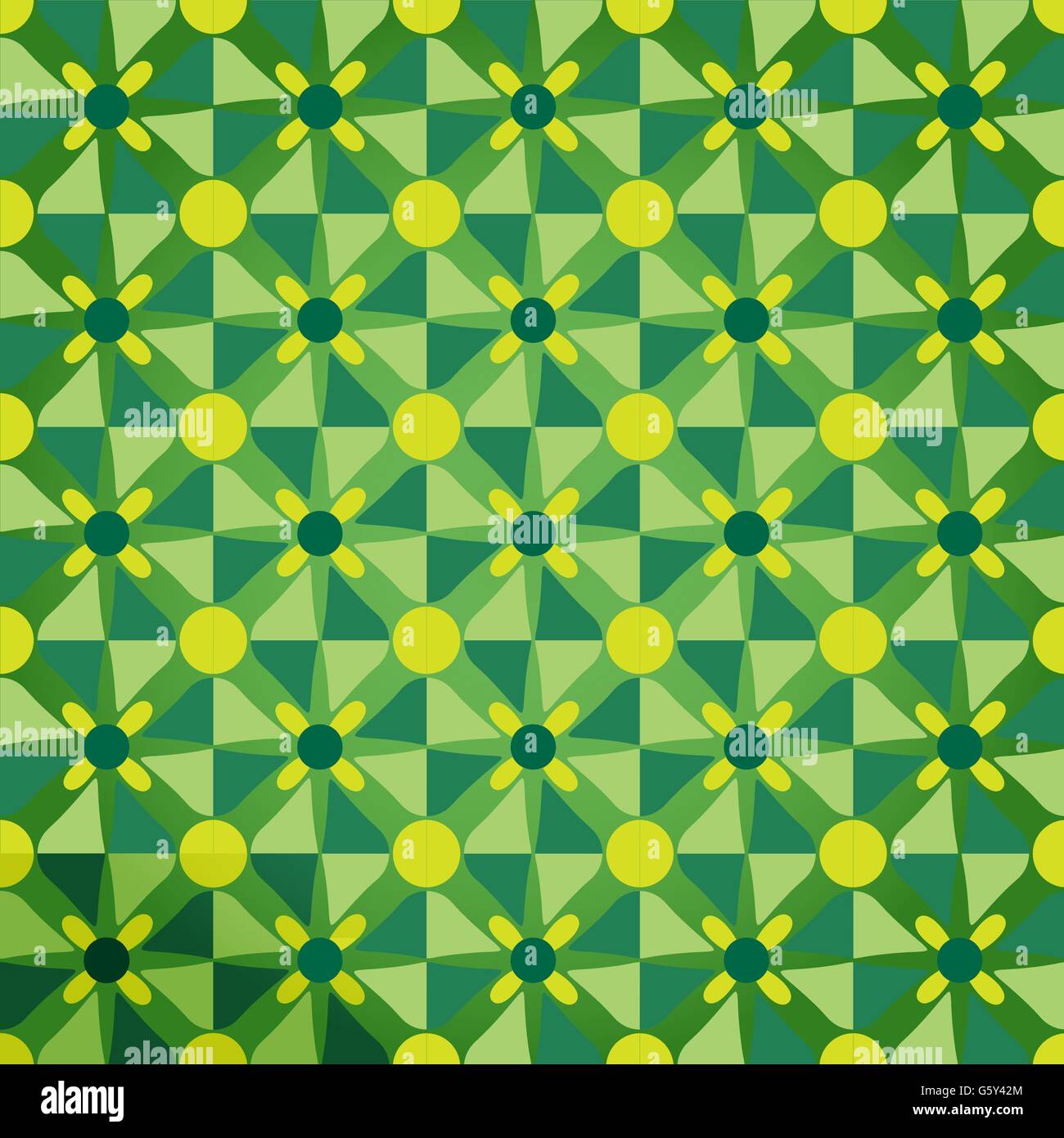 Vector Background of Green Mosaic Star Pattern Stock Vector Image & Art ...