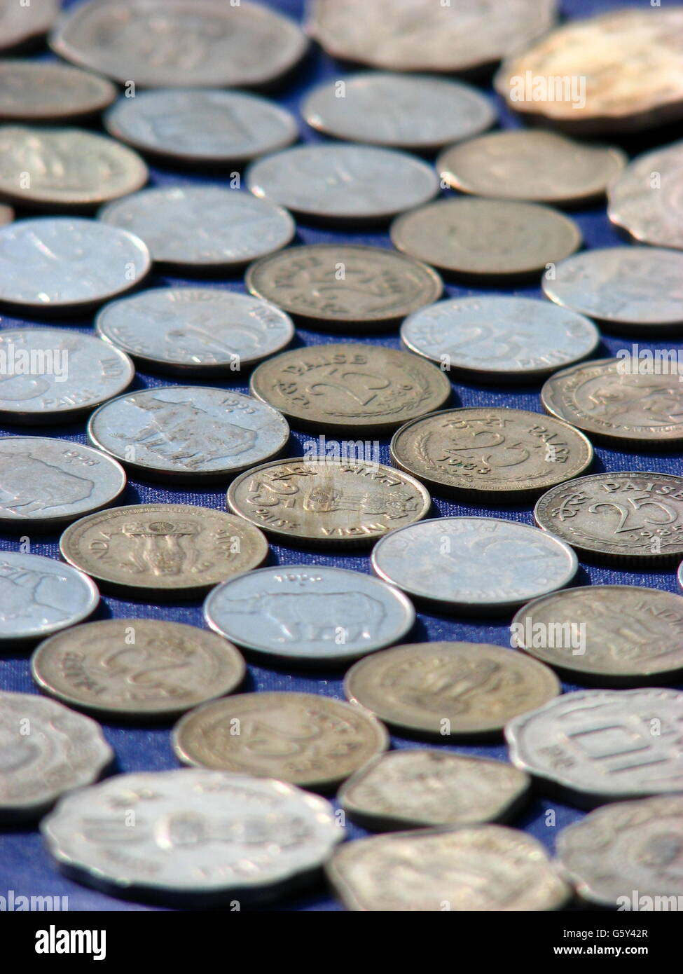 Ancient india coins hi-res stock photography and images - Alamy