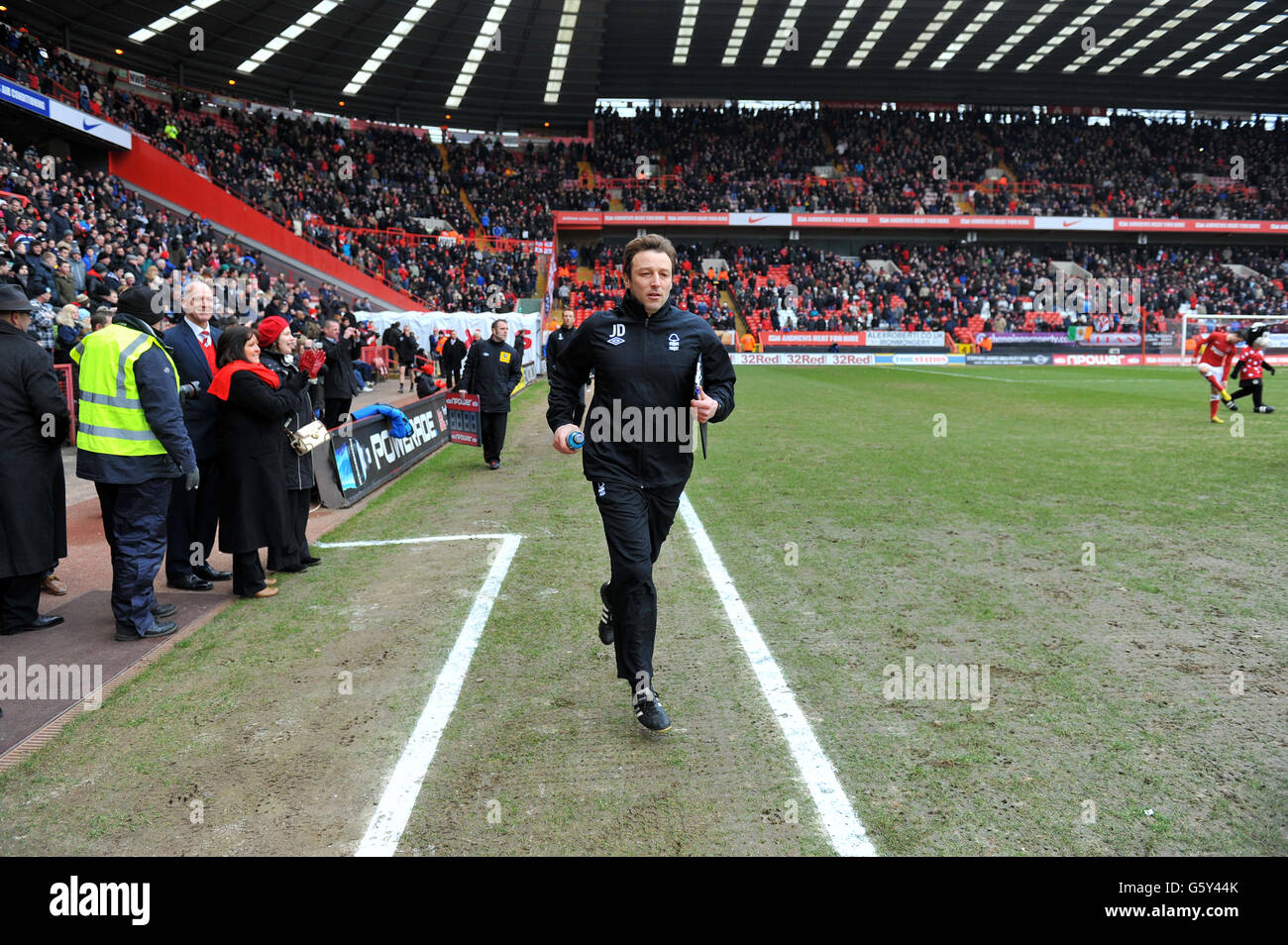 Nottingham Forest first team coach Julian Darby makes his way to the ...