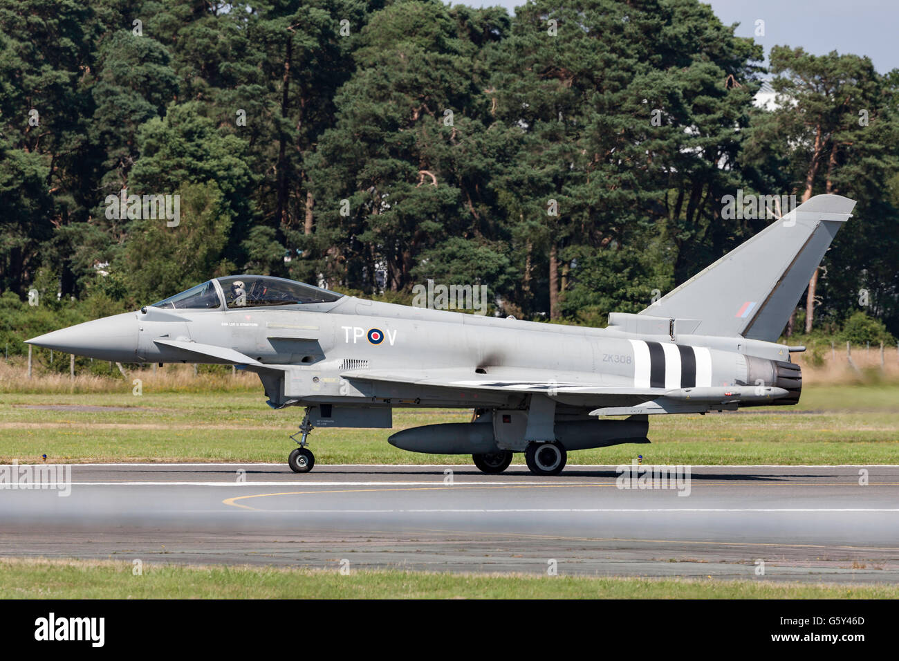 Royal Air Force (RAF) Eurofighter EF-2000 Typhoon multirole fighter ...