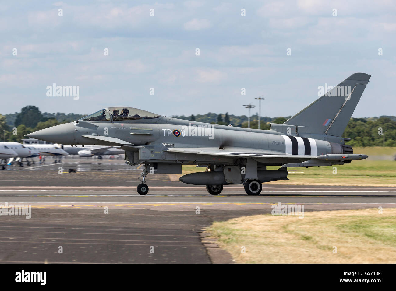 Royal Air Force (RAF) Eurofighter EF-2000 Typhoon multirole fighter ...