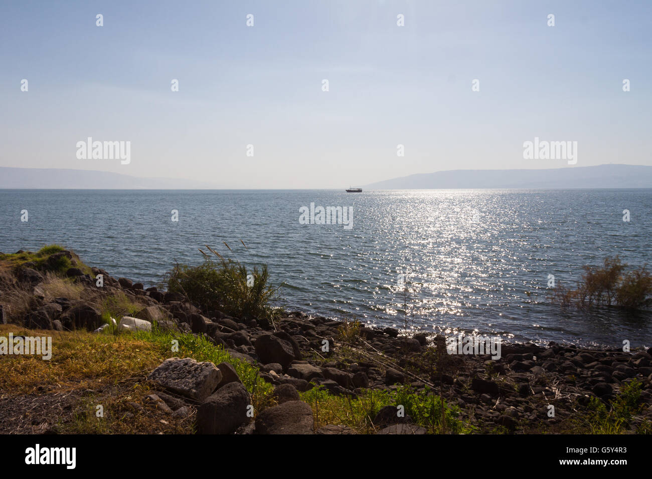 Of golan heights and lake tiberias sea of galilee hi-res stock ...
