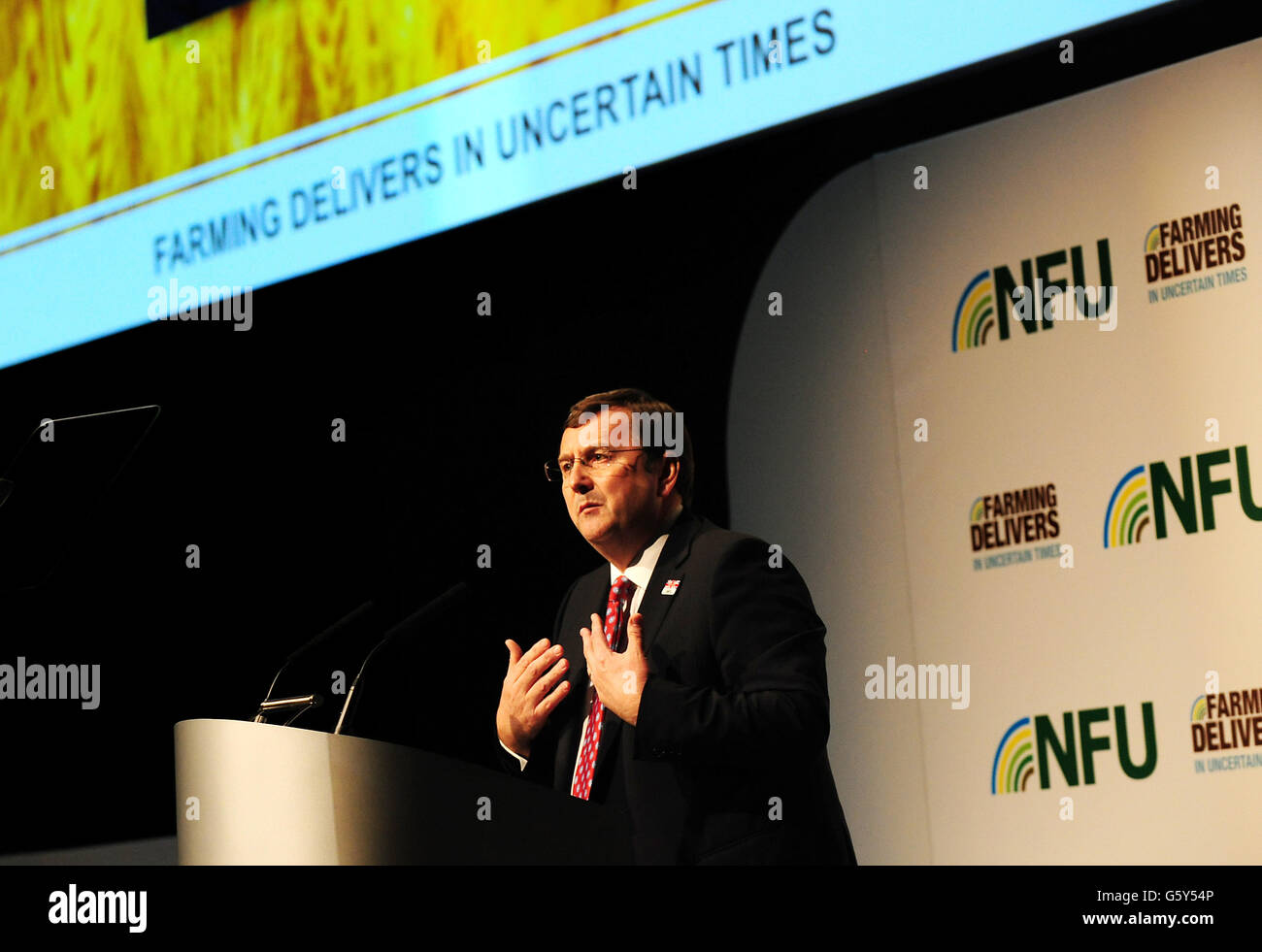 National Farmers' Union conference Stock Photo - Alamy