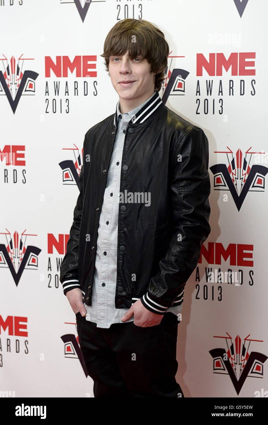 Jake Bugg arriving for the 2013 NME Awards, at the Troxy, London Stock ...