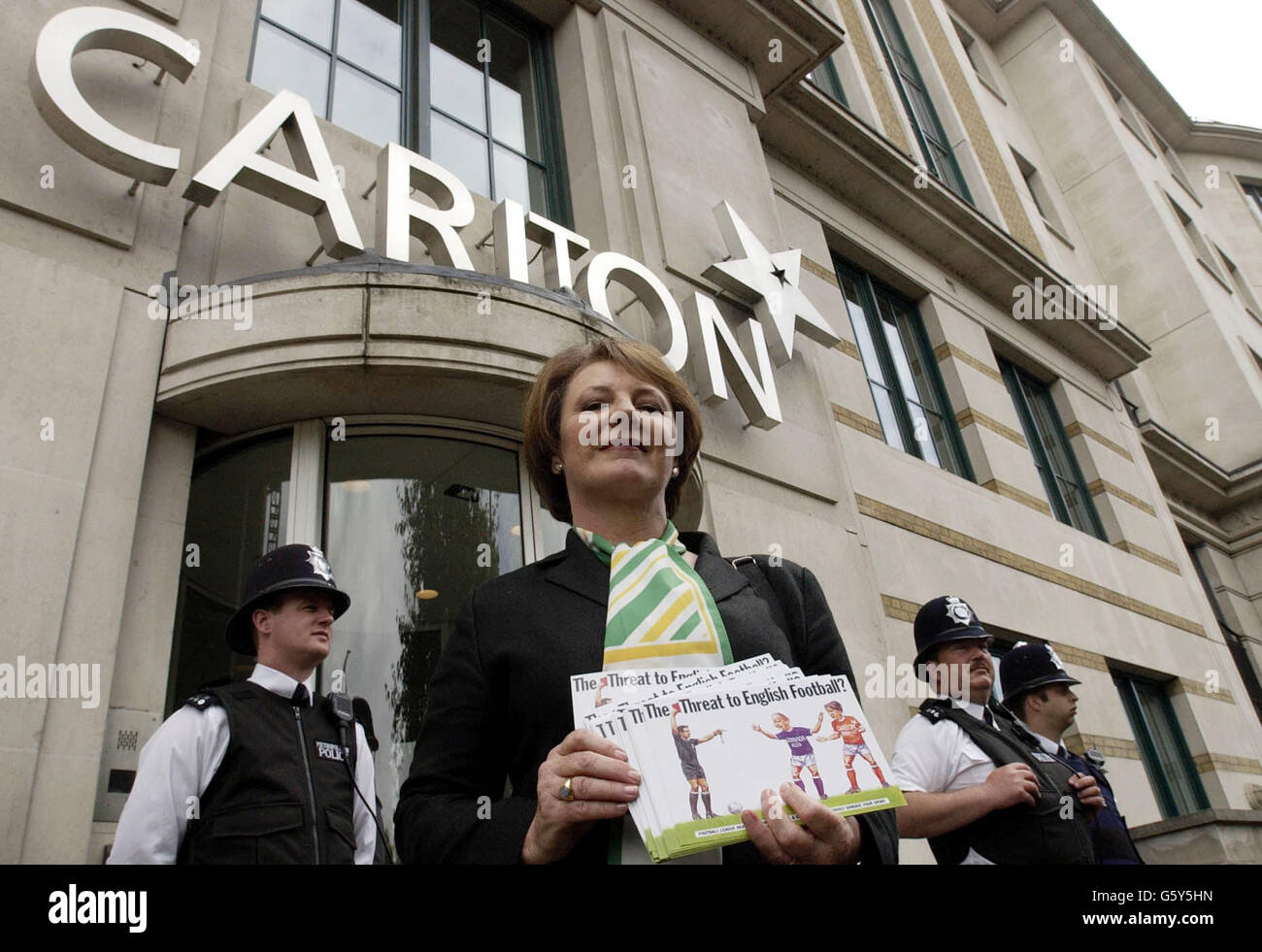 Delia Smith - ITV Digital collapse Stock Photo - Alamy