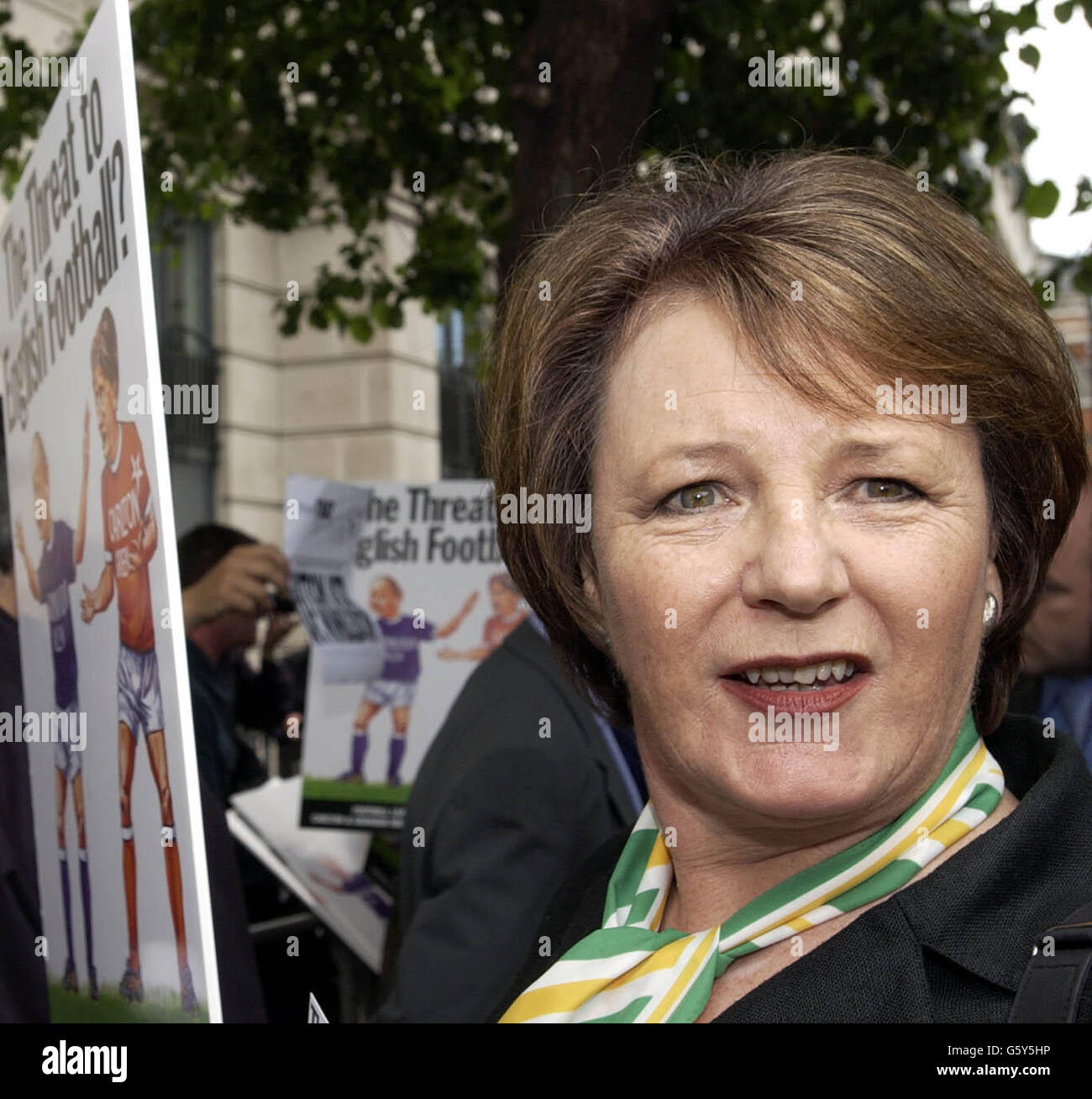 Delia Smith - ITV Digital collapse Stock Photo - Alamy