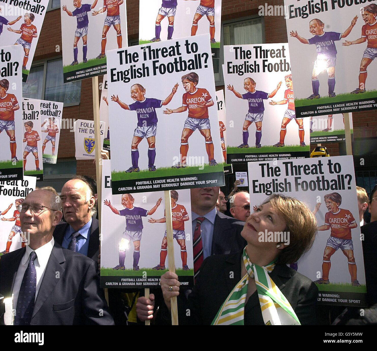 Delia Smith - ITV Digital collapse Stock Photo - Alamy