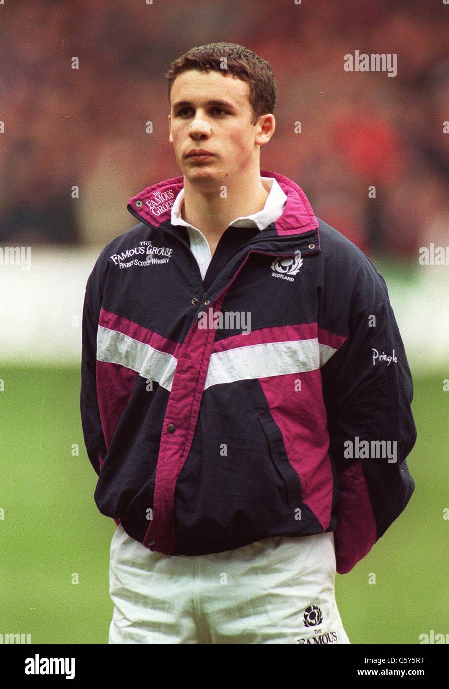 Five Nations Rugby Union, Wales V Scotland Stock Photo - Alamy