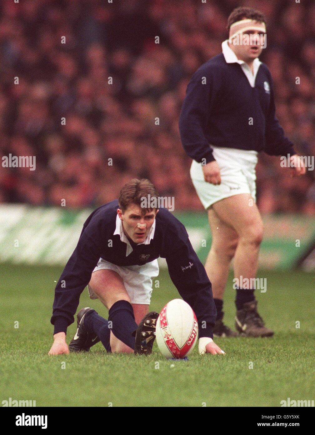 Five Nations Rugby Union, Wales V Scotland Stock Photo - Alamy