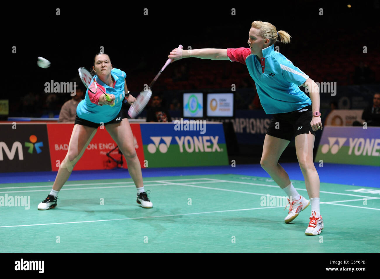 Scotland's Imogen Bankier and Bulgaria's Petya Nedelcheva during day ...