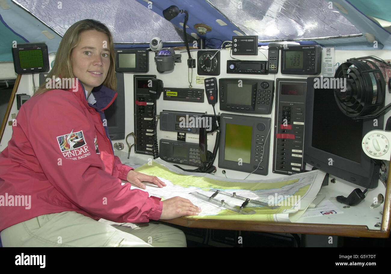 British yachtswoman Emma Richards Stock Photo - Alamy