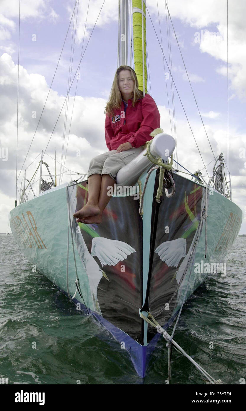 Sailing posed on board smiling sea hi-res stock photography and images ...