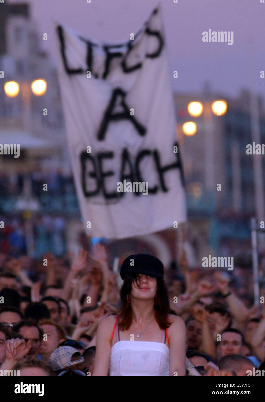 Fatboy Slim - Big Beach Boutique Stock Photo - Alamy