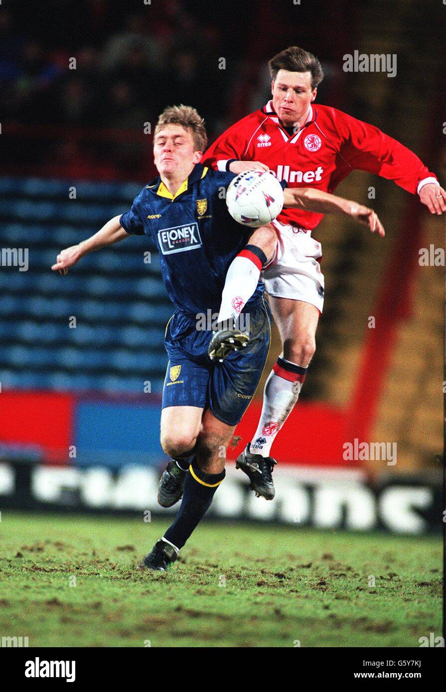 Soccer - FA Cup - Wimbledon v Middlesbrough. Middlesbrough's Nick ...