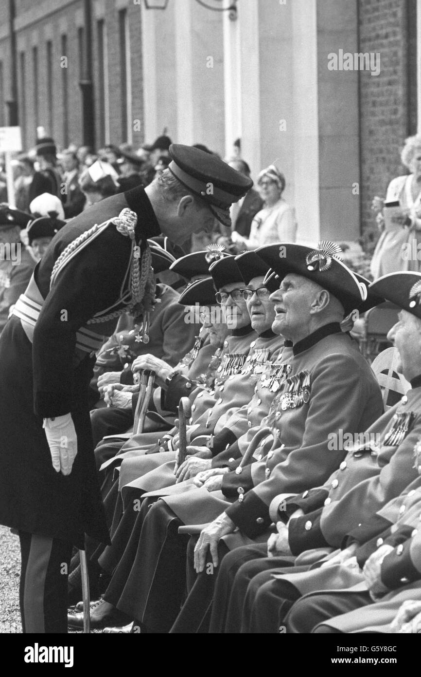 Founder's Day - Duke of Edinburgh - Royal Hospital Chelsea, London ...