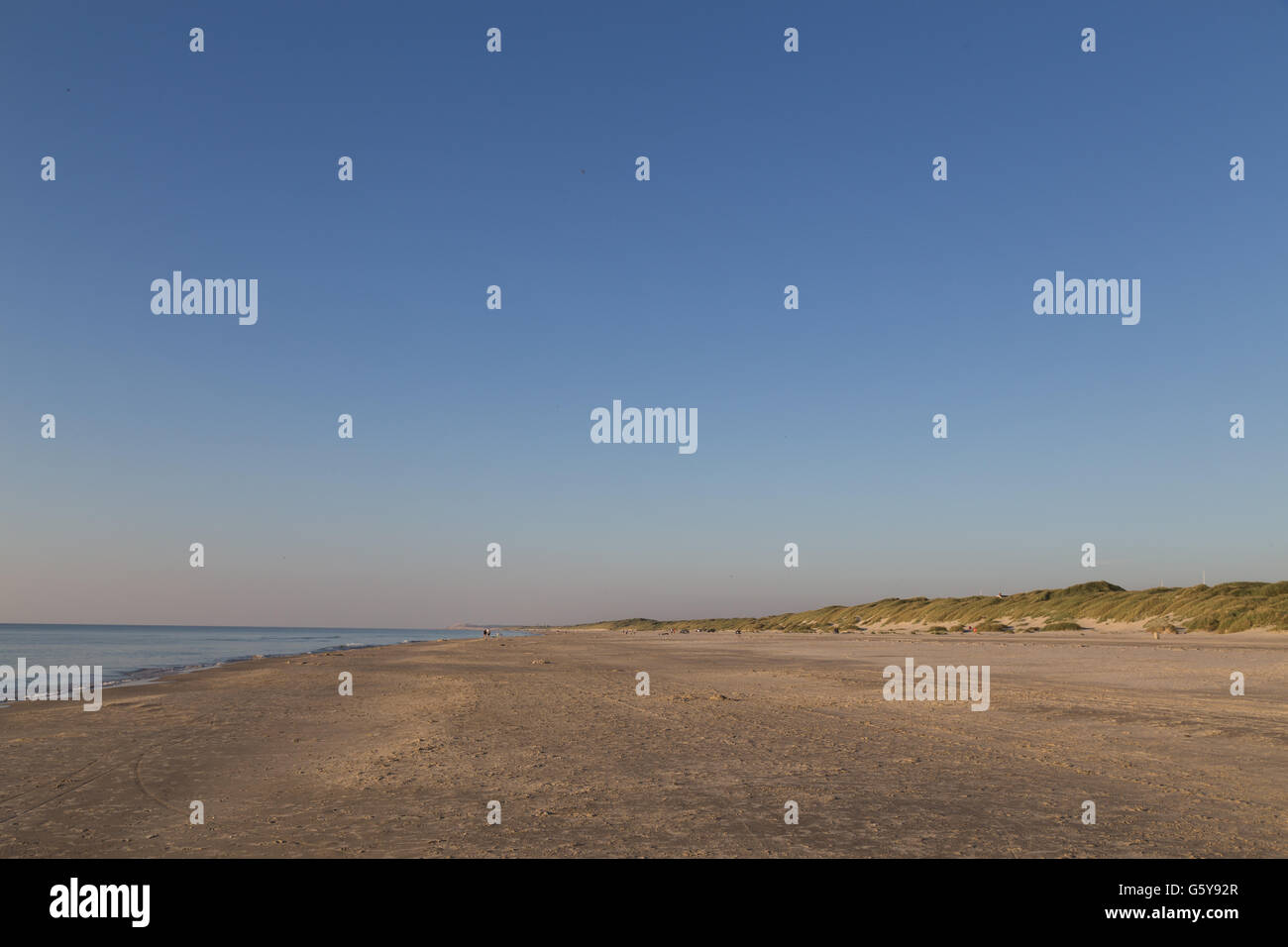 Sand beach close to Blokhus in Jutland, Denmark Stock Photo - Alamy