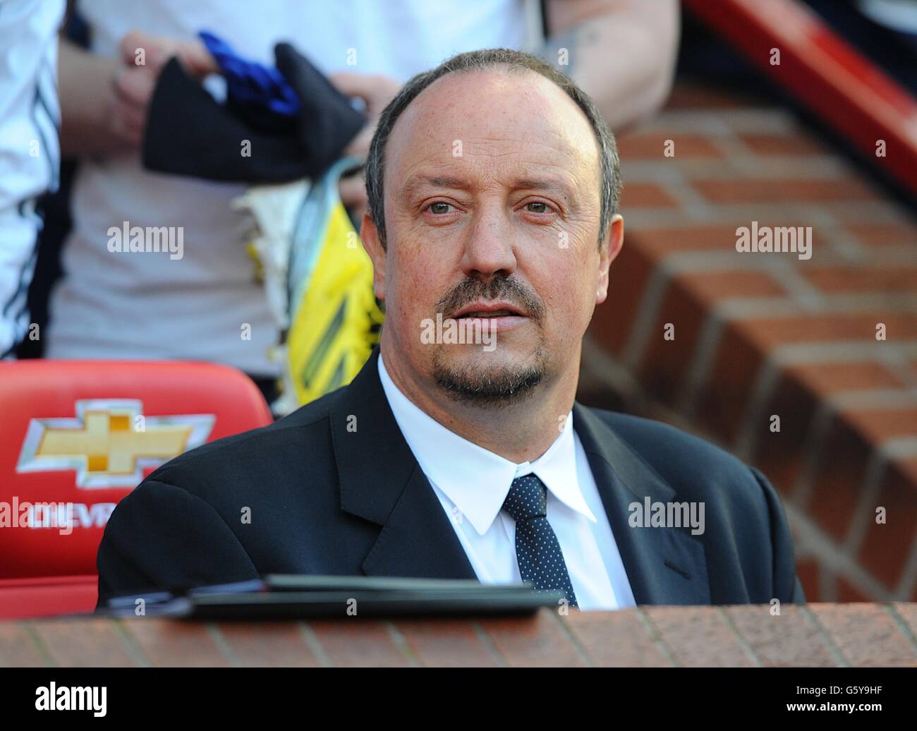 Rafael benitez and manchester united manager hi-res stock photography ...