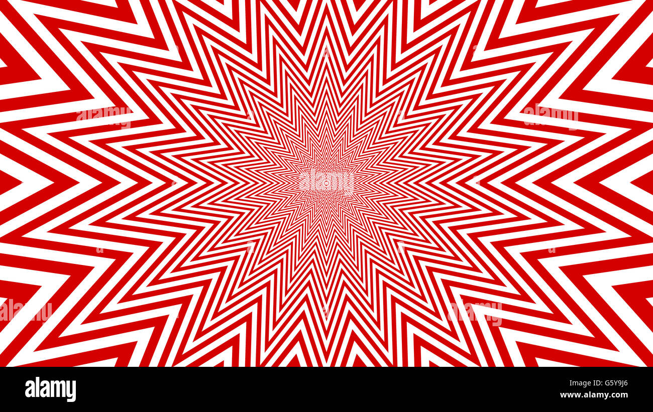 Red hypnotic optical illusion hi-res stock photography and images - Alamy