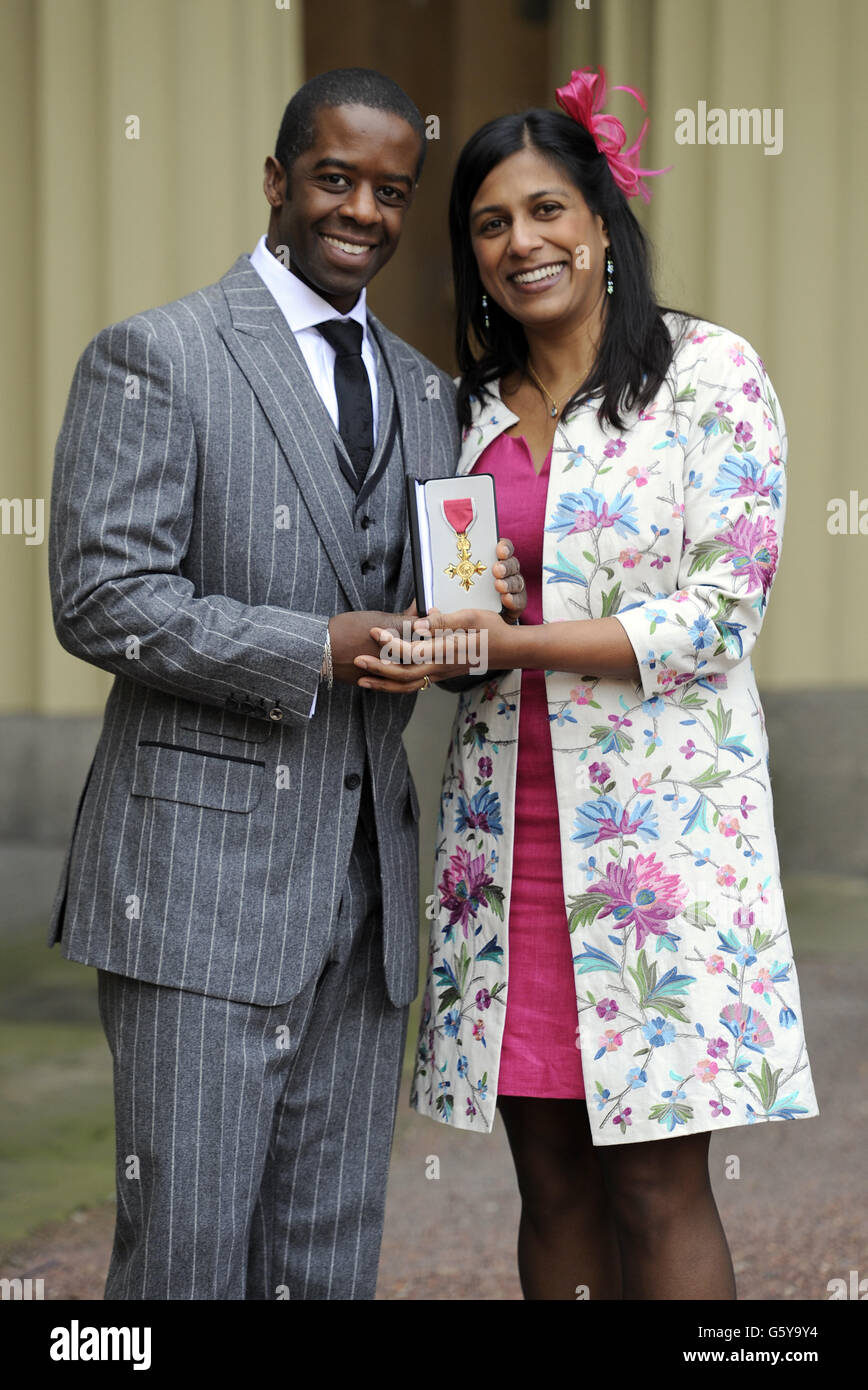 Adrian Lester And Wife