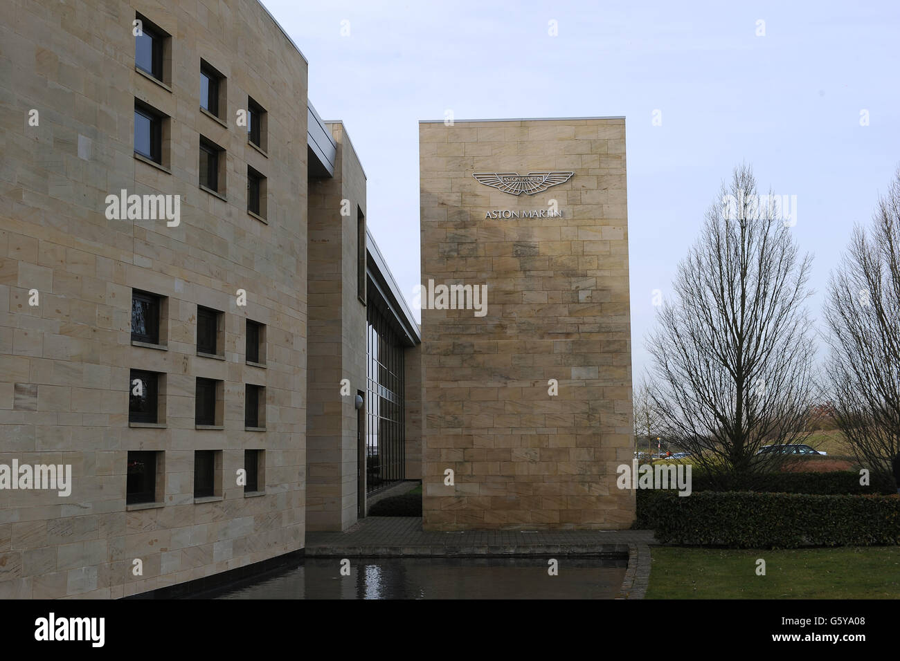 General view of the Aston Martin headquarters in Gaydon, Warwickshire ...